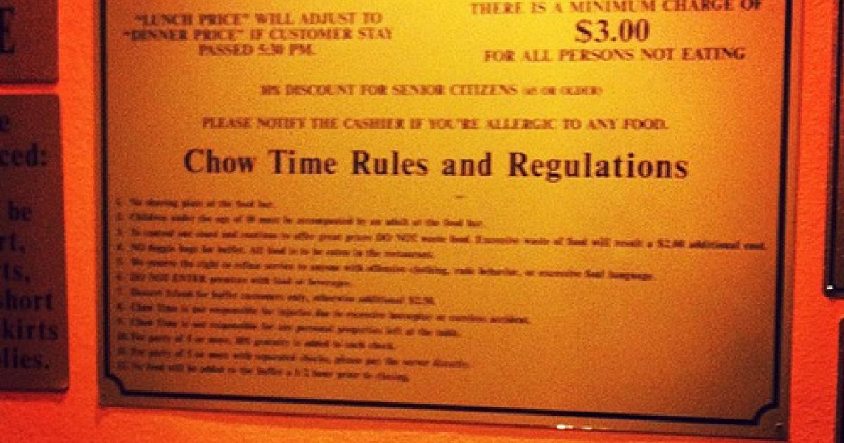 Get Your Chow On (But Follow The Rules) at Chow Time | I Love Memphis